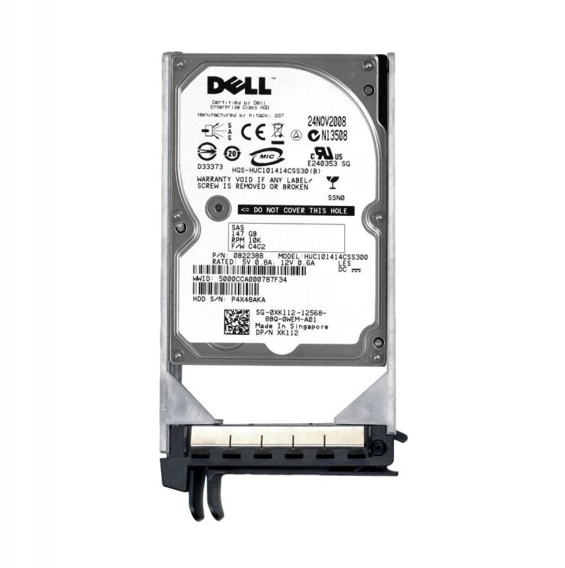 Жесткий диск Dell XK112 146Gb SAS 2,5" HDD