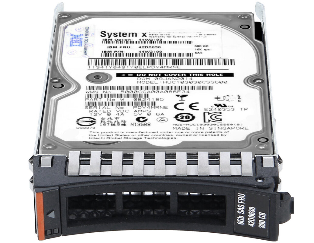 Жесткий диск IBM 44W2199 300Gb SAS 2,5" HDD