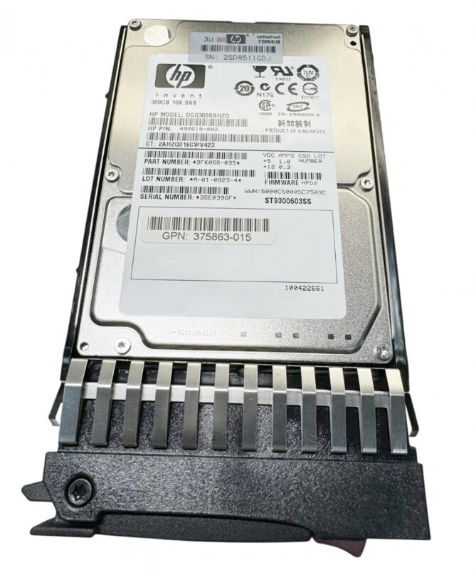 Жесткий диск HP 300Gb 10000 SAS 2.5" HDD 616671-001