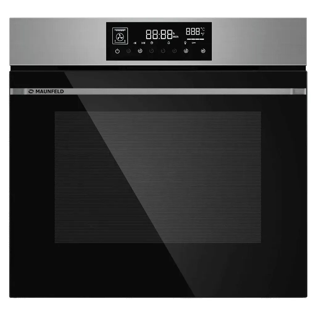 Духовой шкаф электрический MAUNFELD AEOD76106S, 76л, дверца с 3 стеклами, серебристый