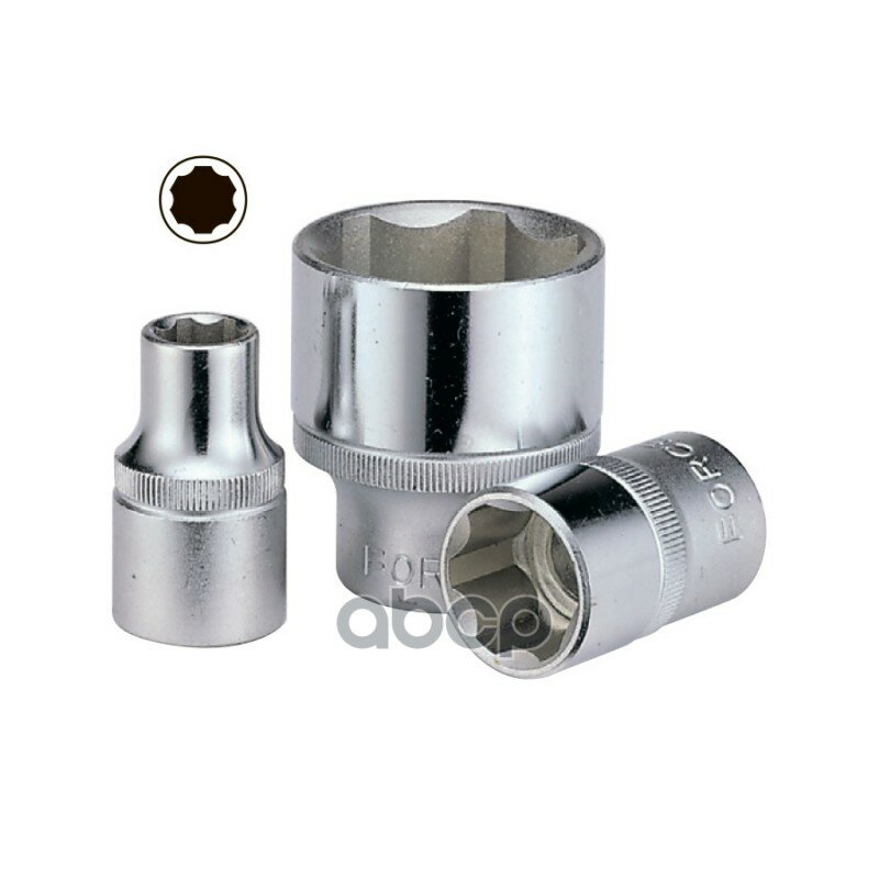 Головка торцевая 21мм 1/2 Surface L38мм F-54721 FORCE FORCE арт. 54721