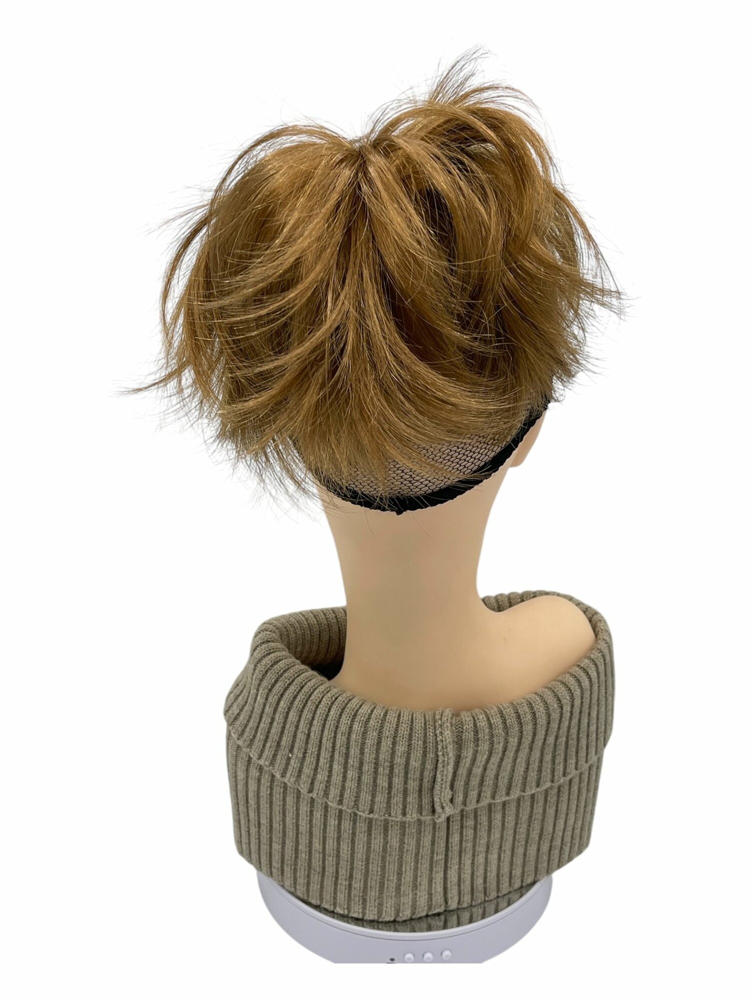 Шиньон Best Wigs "Карина", длина волос короткая, на заколке-крабе, искусственный волос, моделируемый