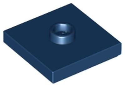 Деталь Lego 87580 Plate, Modified 2 x 2 with Groove and 1 Stud in Center (Jumper)