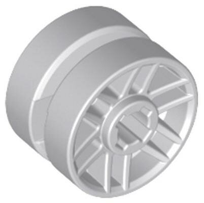 Деталь Lego 11208 Wheel 14mm D. x 9.9mm with Center Groove, Fake Bolts and 6 Double Spokes