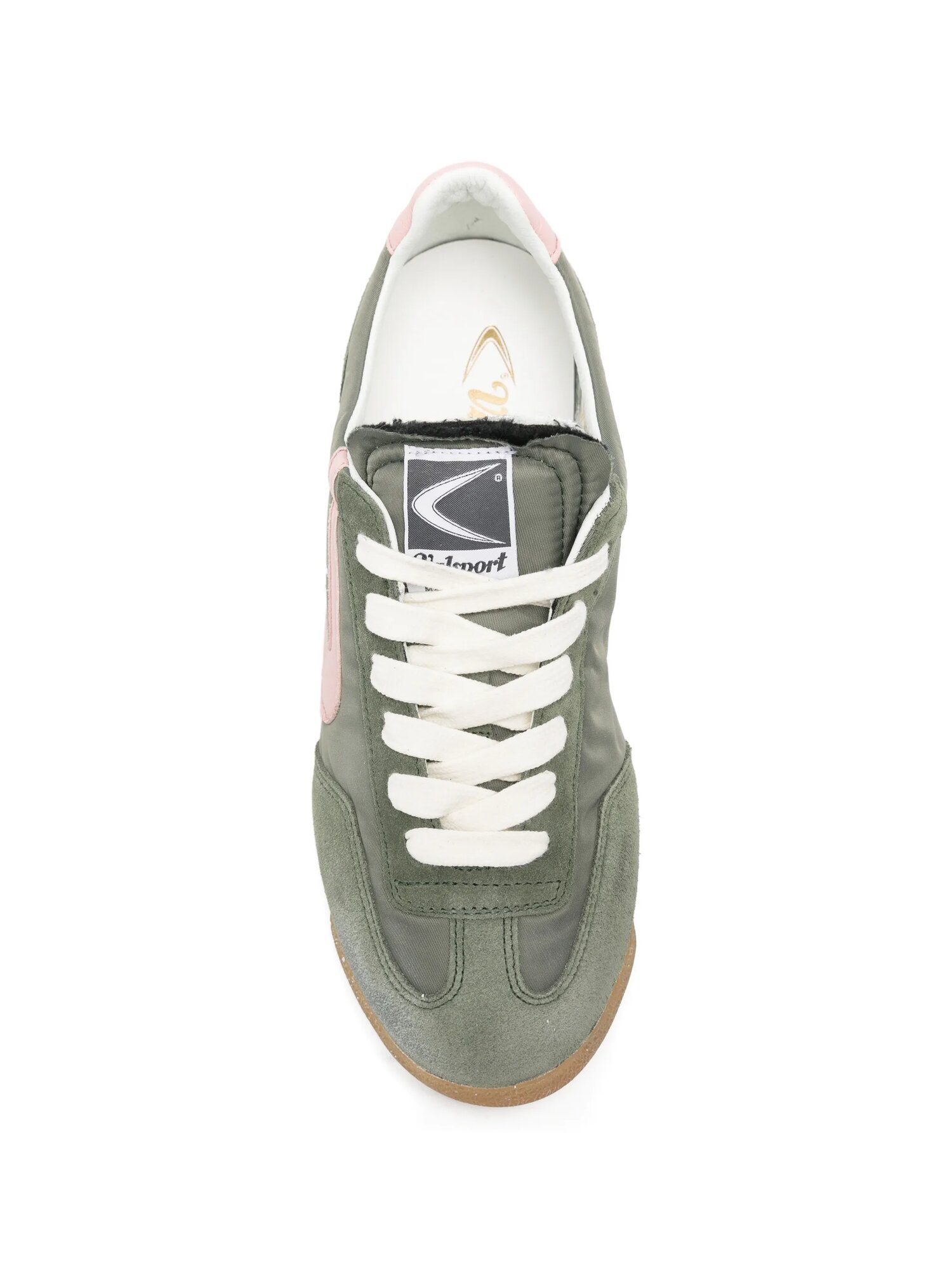 Кроссовки Valsport Suede-panel sneakers, размер 37, green — фото 1