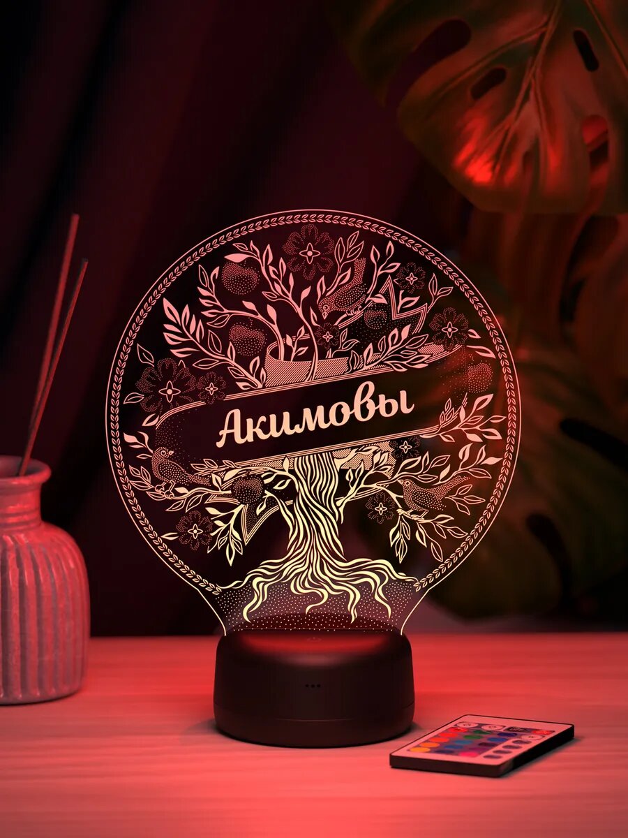 Ночник «Акимовы - фамильное древо»
