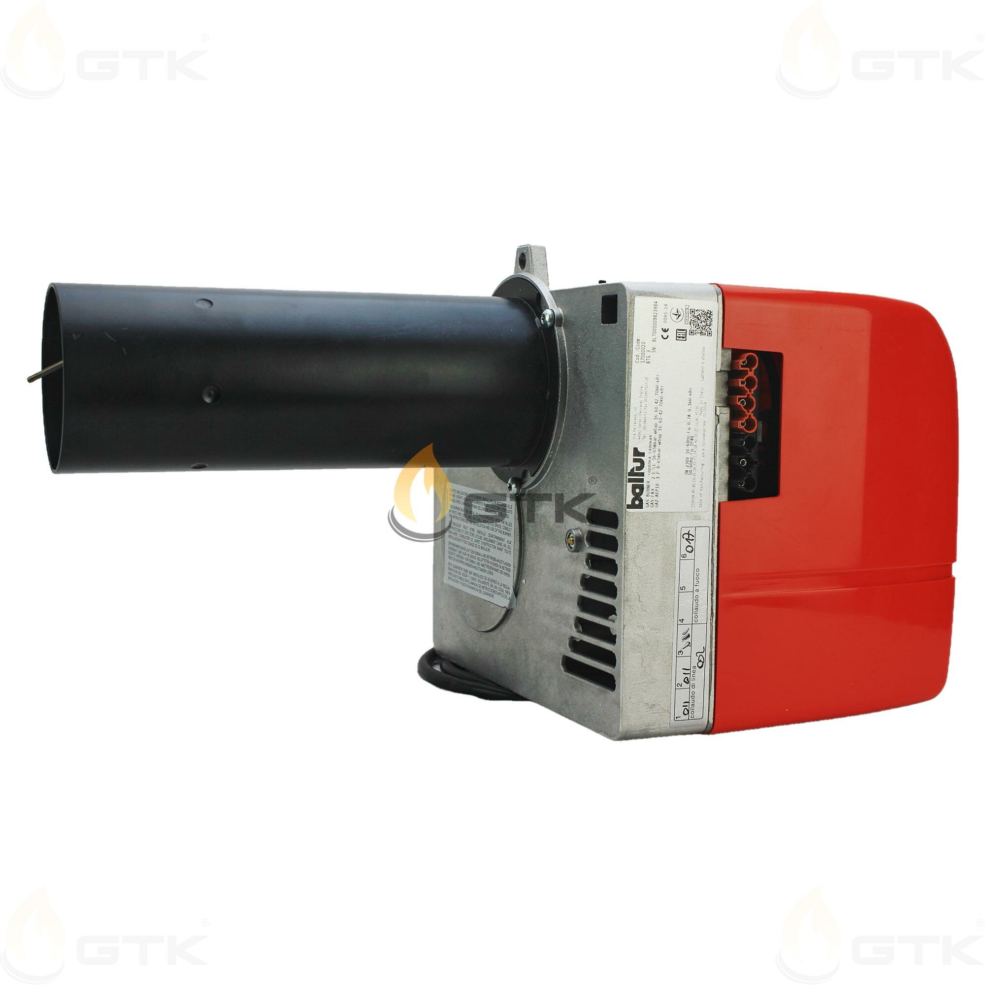 Газовая горелка Baltur BTG 3 L200, 16.6-42.7 кВт, сопло 200 мм, 17000020