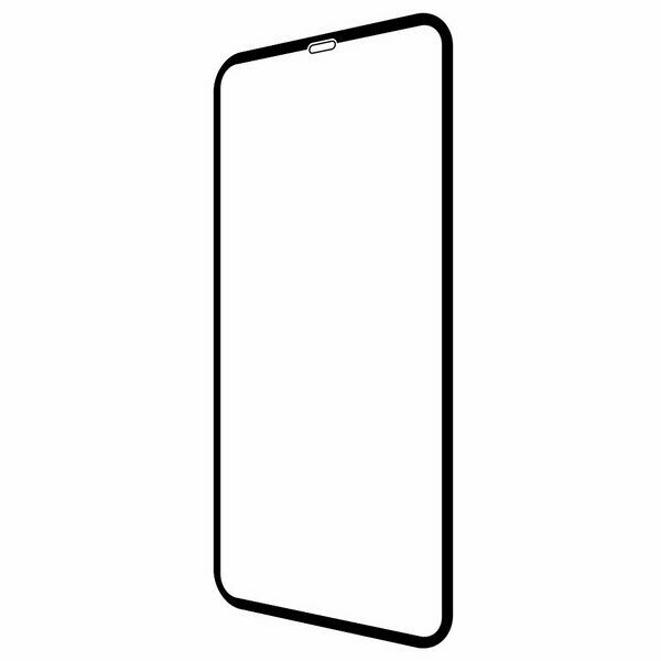 Krutoff / Стекло защитное Full Glue Premium Krutoff для iPhone X/XS/11 Pro черное