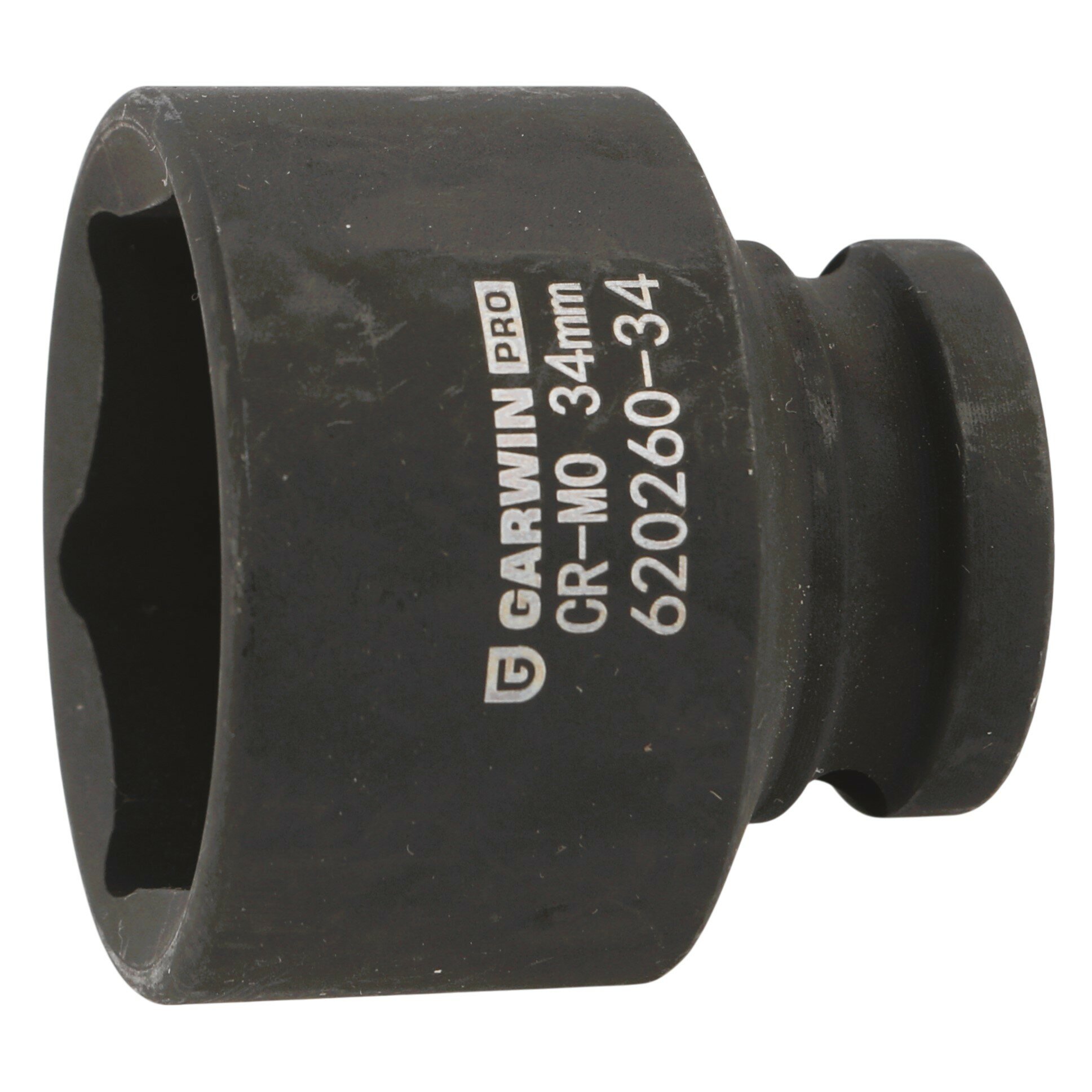 GARWIN PRO 620260-34 Головка, 1/2", 34 мм, торцевая, 6-гранная, ударная
