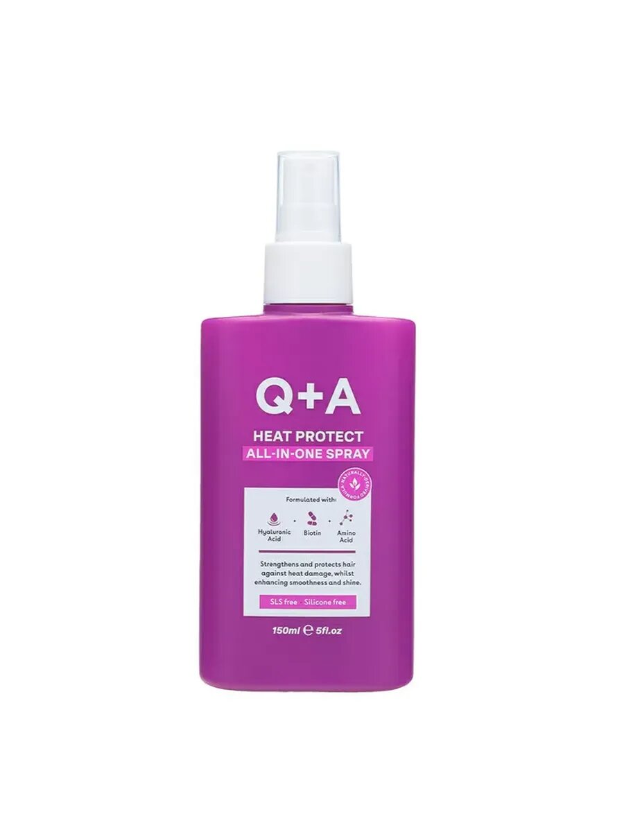 Q+A Heat Protect All-in-One Spray Спрей-термозащита д 150 мл