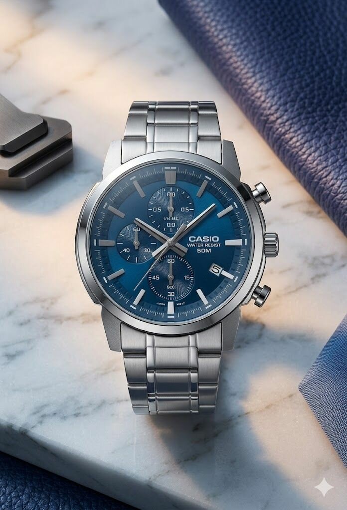 CASIO, серебряный — фото 1
