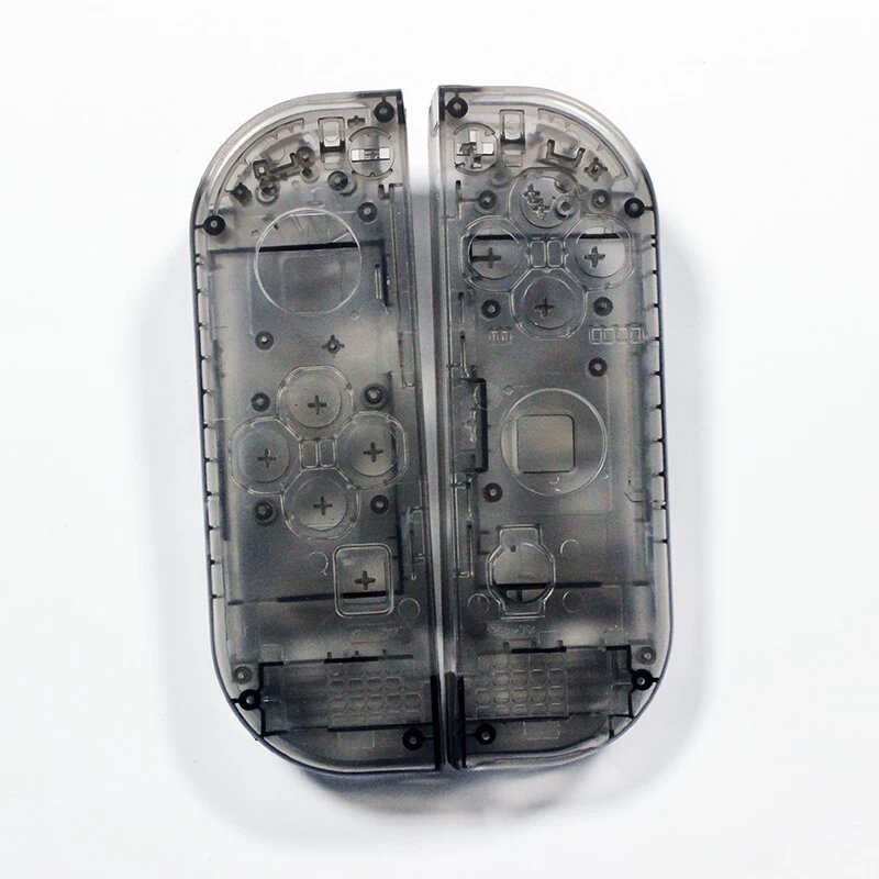 Прозрачный черный корпус для Joy-Con Nintendo Switch