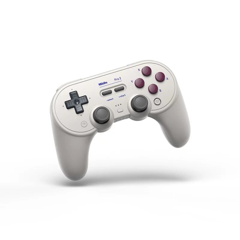 8bitdo Pro2 беспроводной Bluetooth-контроллер с датчиком Холла для ПК, Android и Nintendo Switch — светло-серый