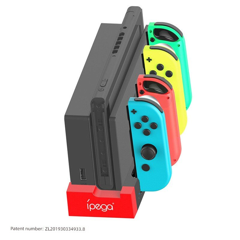 Компактное портативное зарядное устройство ipega для контроллеров Nintendo Switch с USB-C