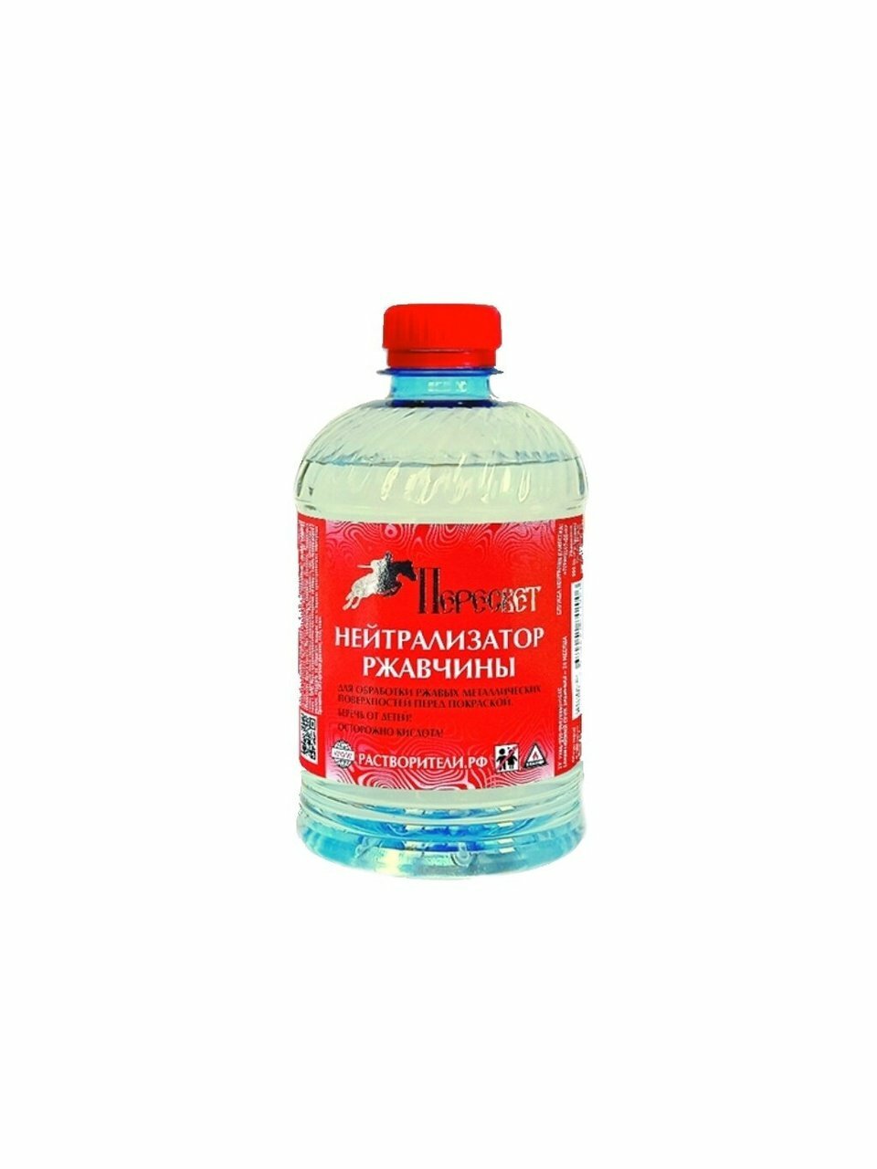 Нейтрализатор ржавчины Пересвет 0.5 л для обработки металлических поверхностей перед покраской, эффективное средство
