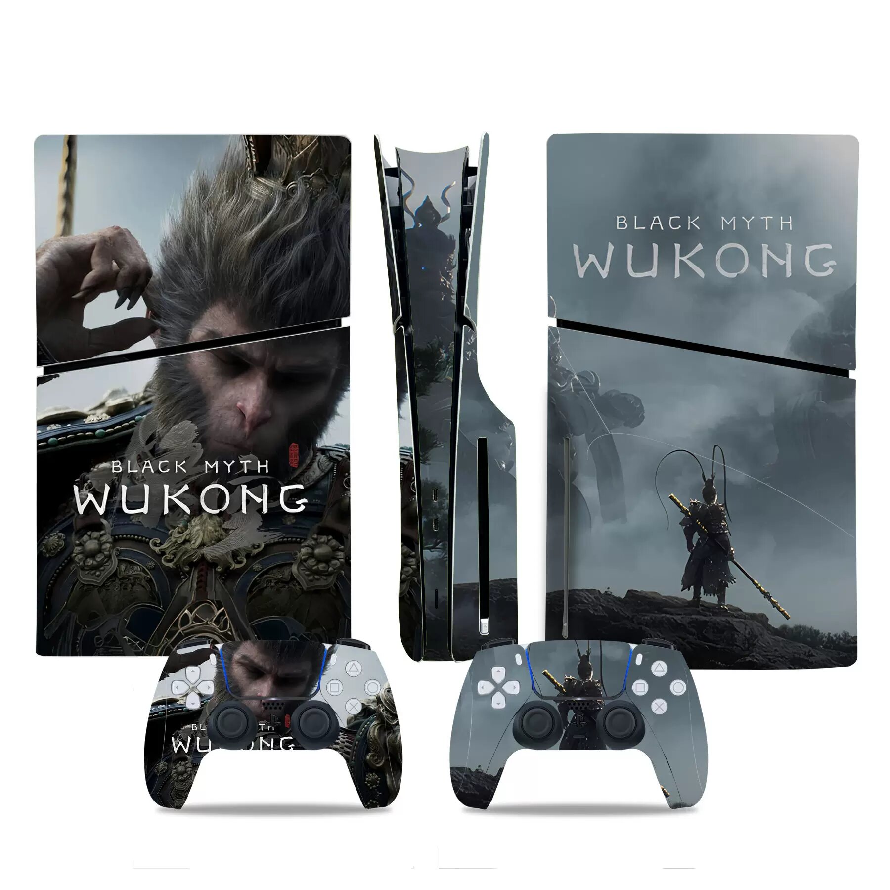 Наклейка Black Myth Wukong для PlayStation 5 Slim Light Weight Disc Drive Model