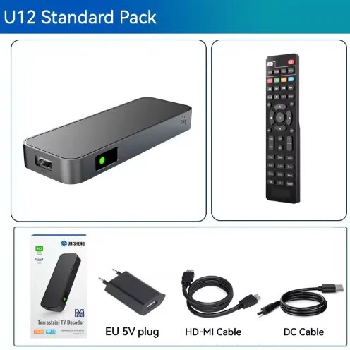 Lemonwater U12 DVB-T2 ТВ-приемник No Wifi