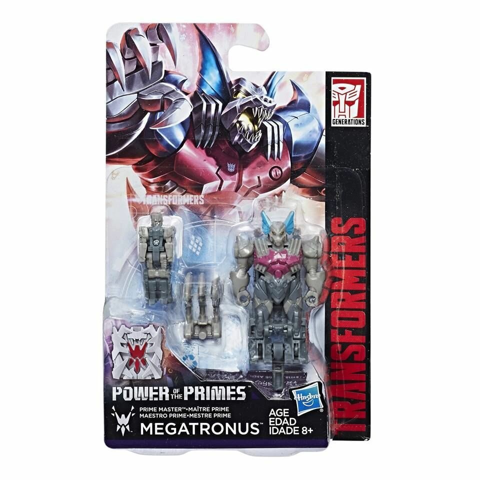 Трансформеры игрушки Hasbro Transformers Generations Power of the Primes Master Class Megatronus 8cm/5cm