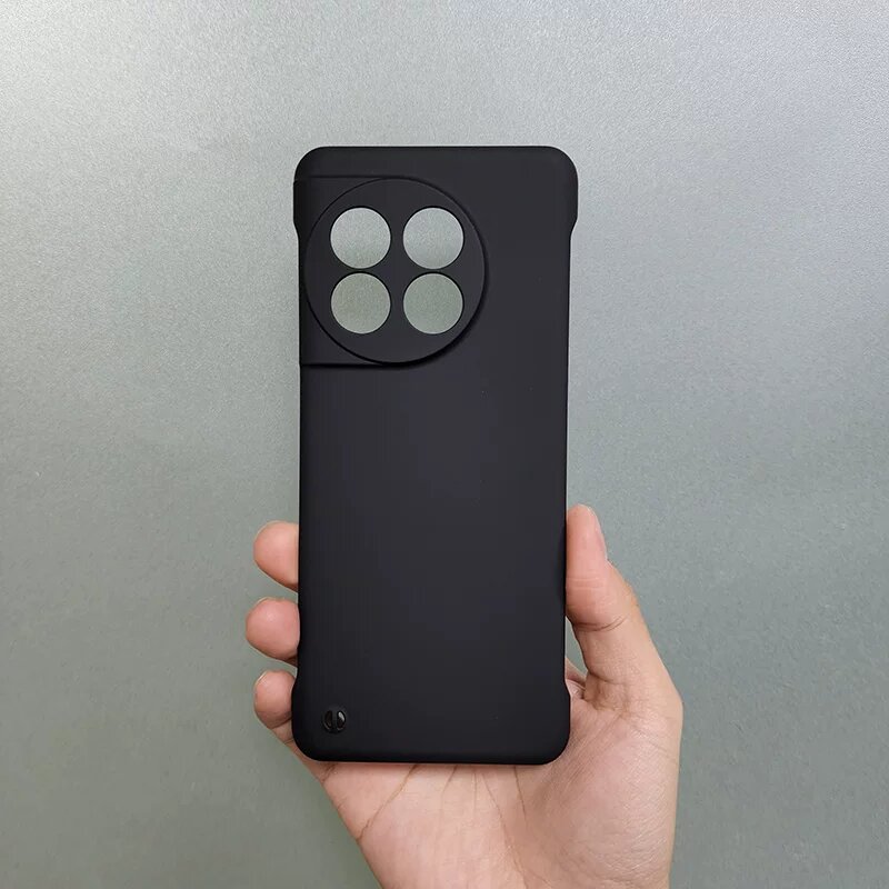 Чехол для ONEPLUS Ace 2 Pro с краем без края, кожаная текстура, ультратонкий ПК материал, цвет звездного неба, защита и