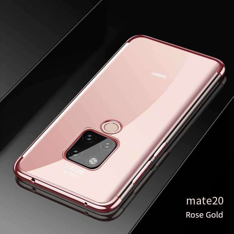 Чехол для Huawei Mate 20 в цвете Розовое золото - Элегантный узкий защитный чехол для смартфона