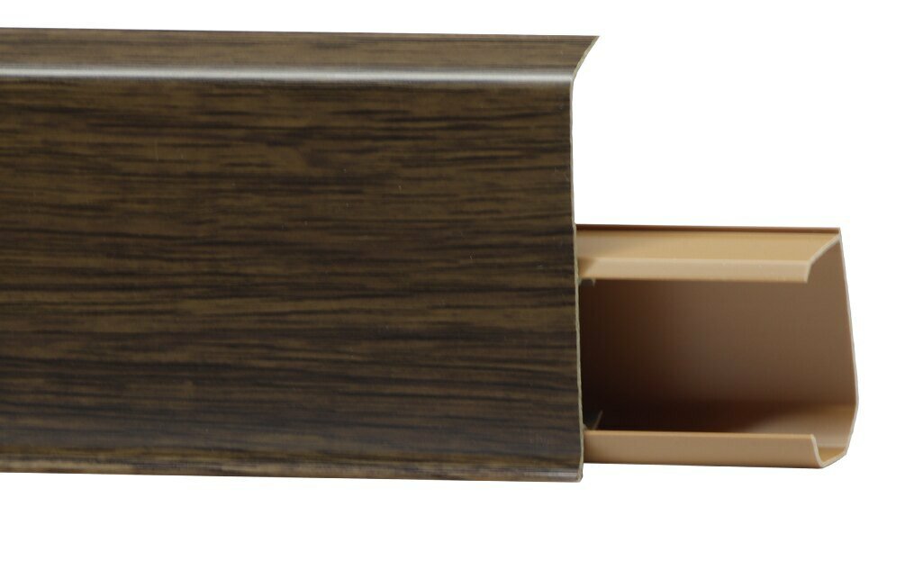 Плинтус пластиковый Winart Tera 72 мм Дуб Корфу 713, 1 шт.