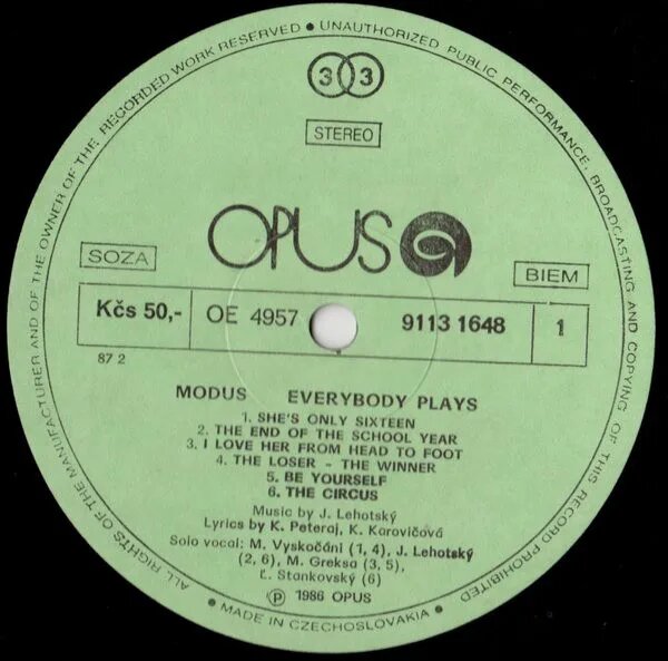 Modus (2) - Everybody Plays EX — фото 1