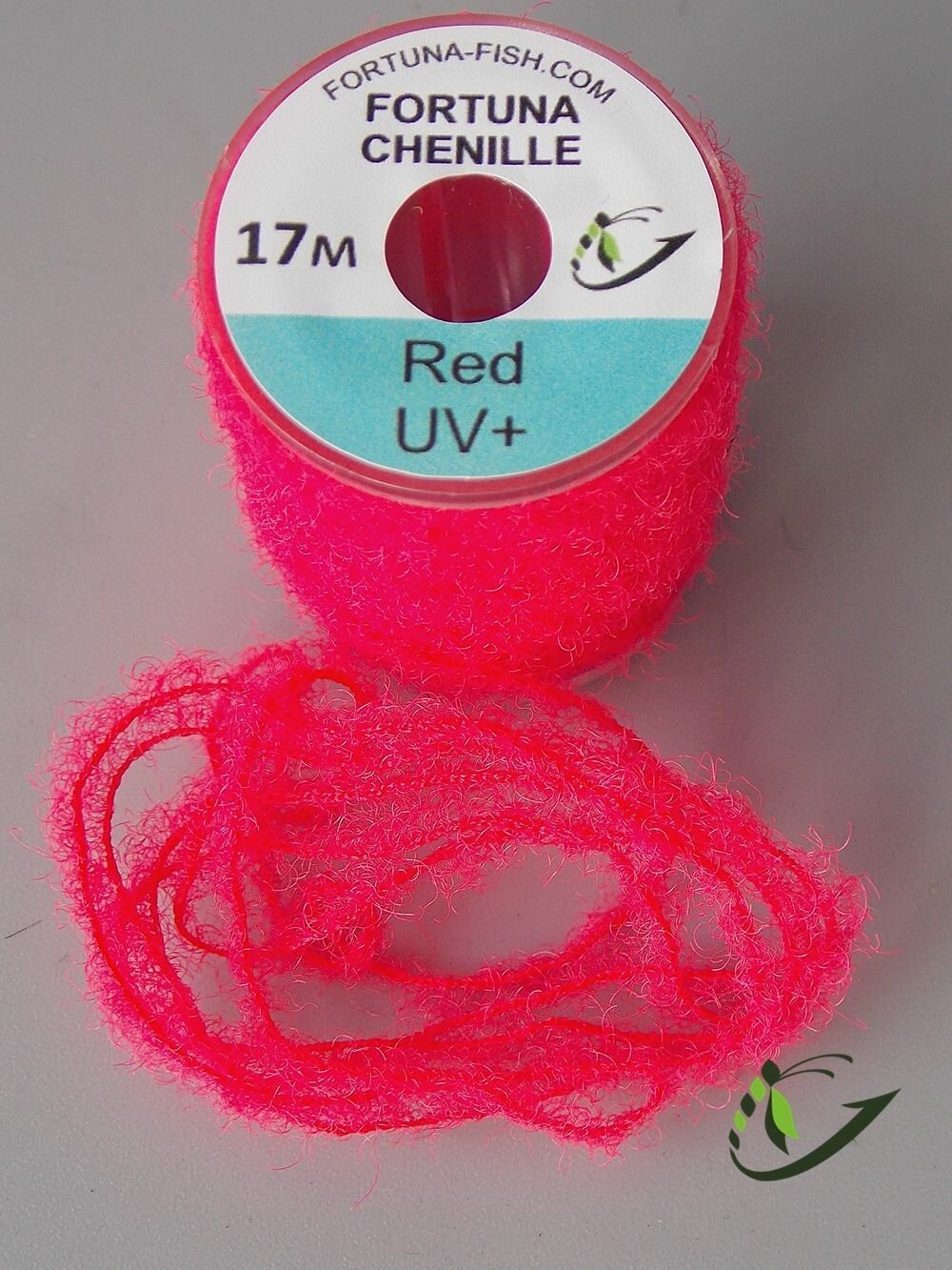 Синель Fortuna Chenille, цвет UV Red (17 м. на катушке)