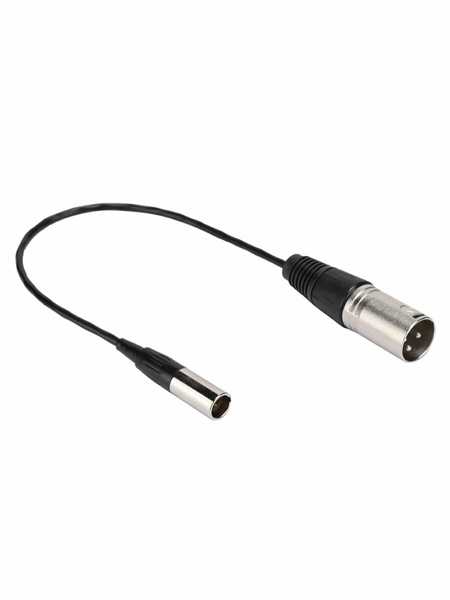 Аудиокабель Mini XLR с 3-контактным разъемом папа-гнездо для камер Canon, кабель передачи интерфейса микрофона, кабель с 3-контактным разъемом XLR на камеру