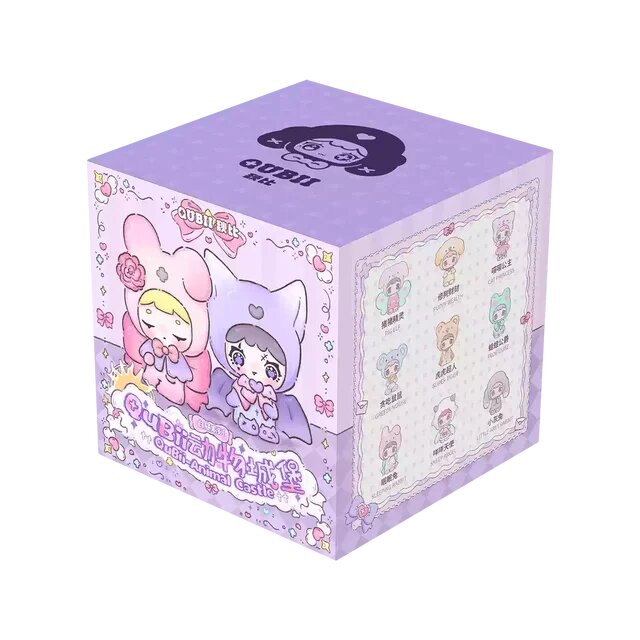 Игрушка-сюрприз Qubii Autumn Animal Castle Day & Night Series Cute Mini Blind Box Handmade Base Box Decoration Girl Gift Toys.