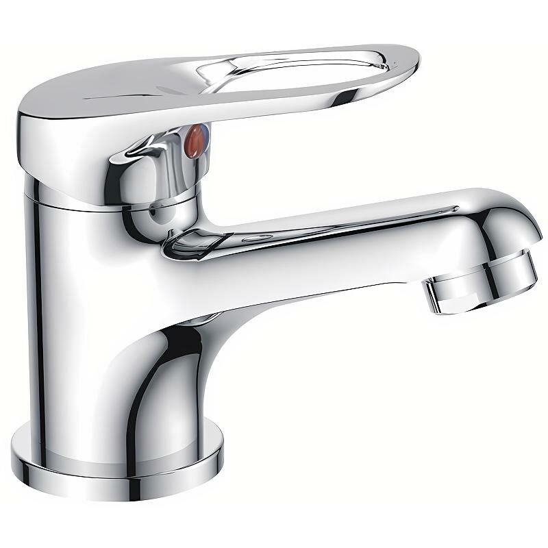 Смеситель для раковины Haiba HB37 HB1037 хром, рычажное управление, латунь