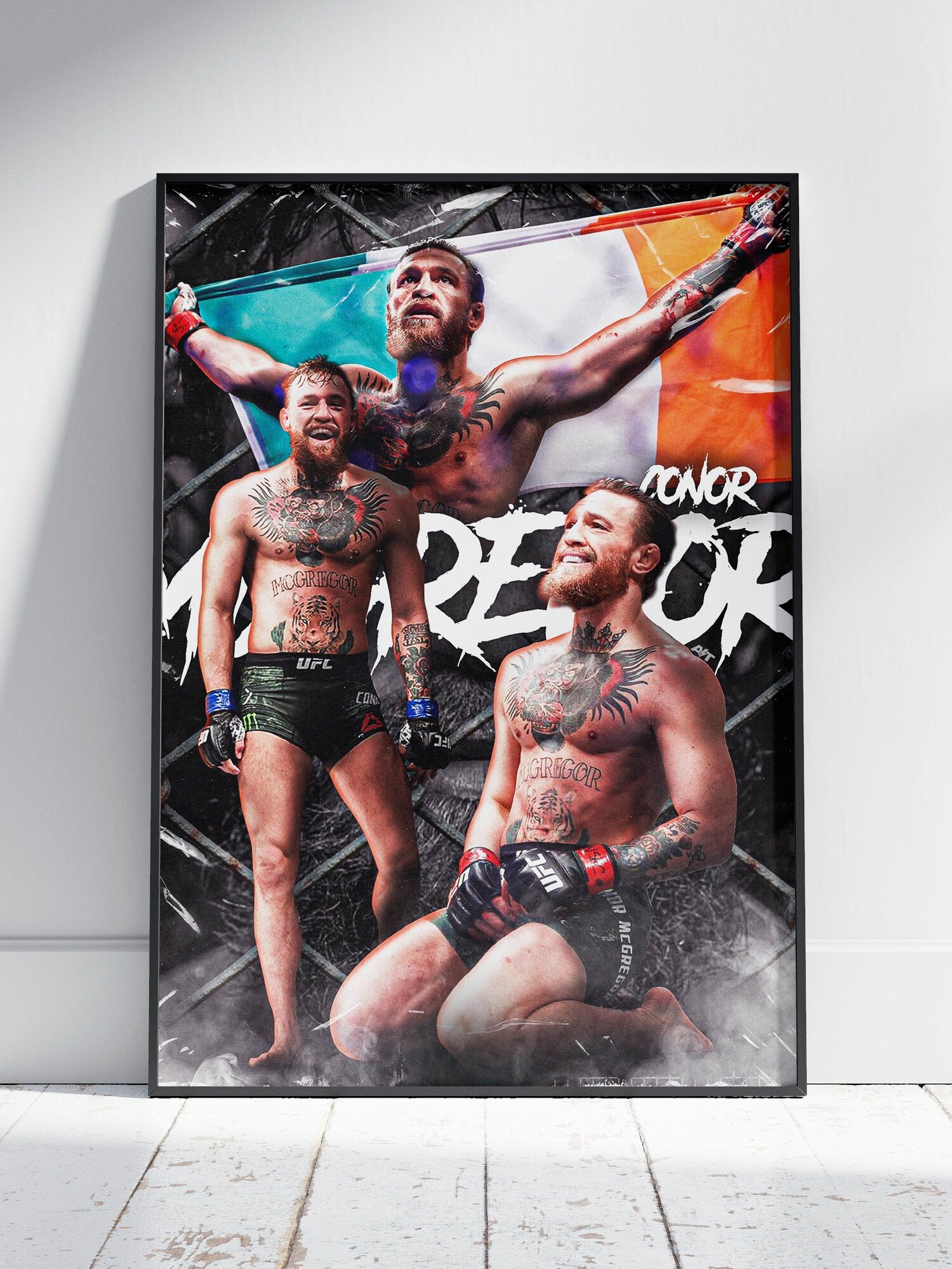 Плакат на стену для интерьера Легенды ЮФС и ММА (Конор Макгрегор - Conor McGregor 1) - Постер по спорту и физической активности формата A4 (21x30 см)