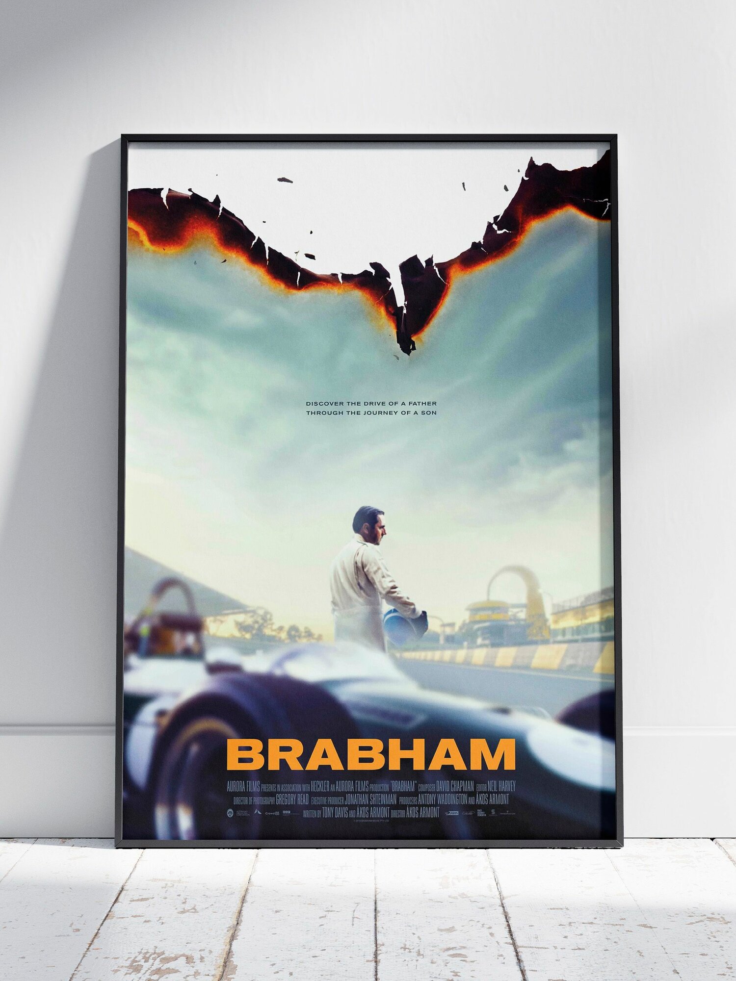 Плакат на стену для интерьера Пилоты Формулы 1 (Джек Брэбем - Jack Brabham) - Постер по спорту и физической активности формата A4 (21x30 см)