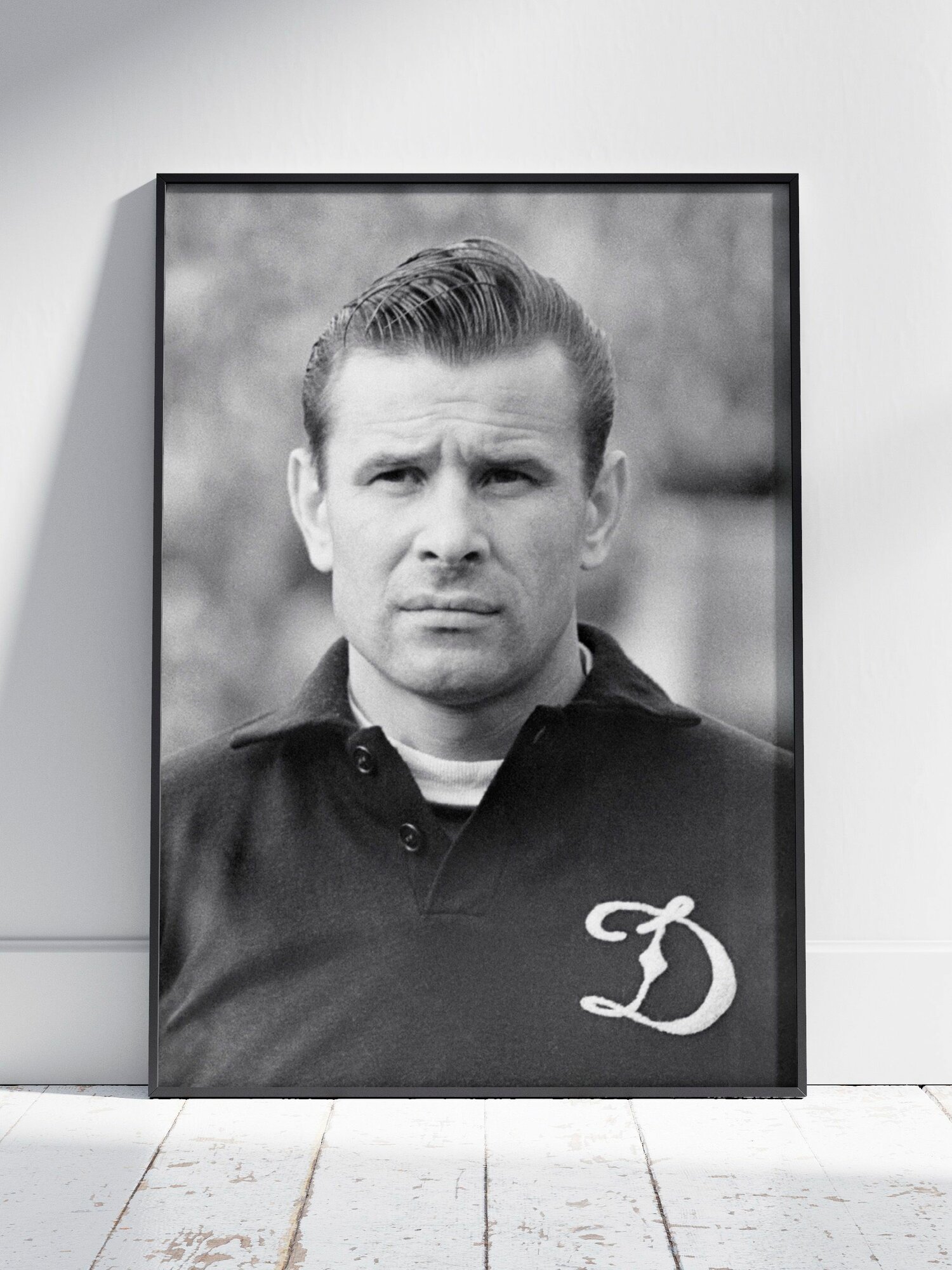 Плакат на стену для интерьера Легендарные Игроки Футбол (Лев Яшин - Lev Yashin 1) - Постер по спорту и физической активности формата A3 (30x42 см)