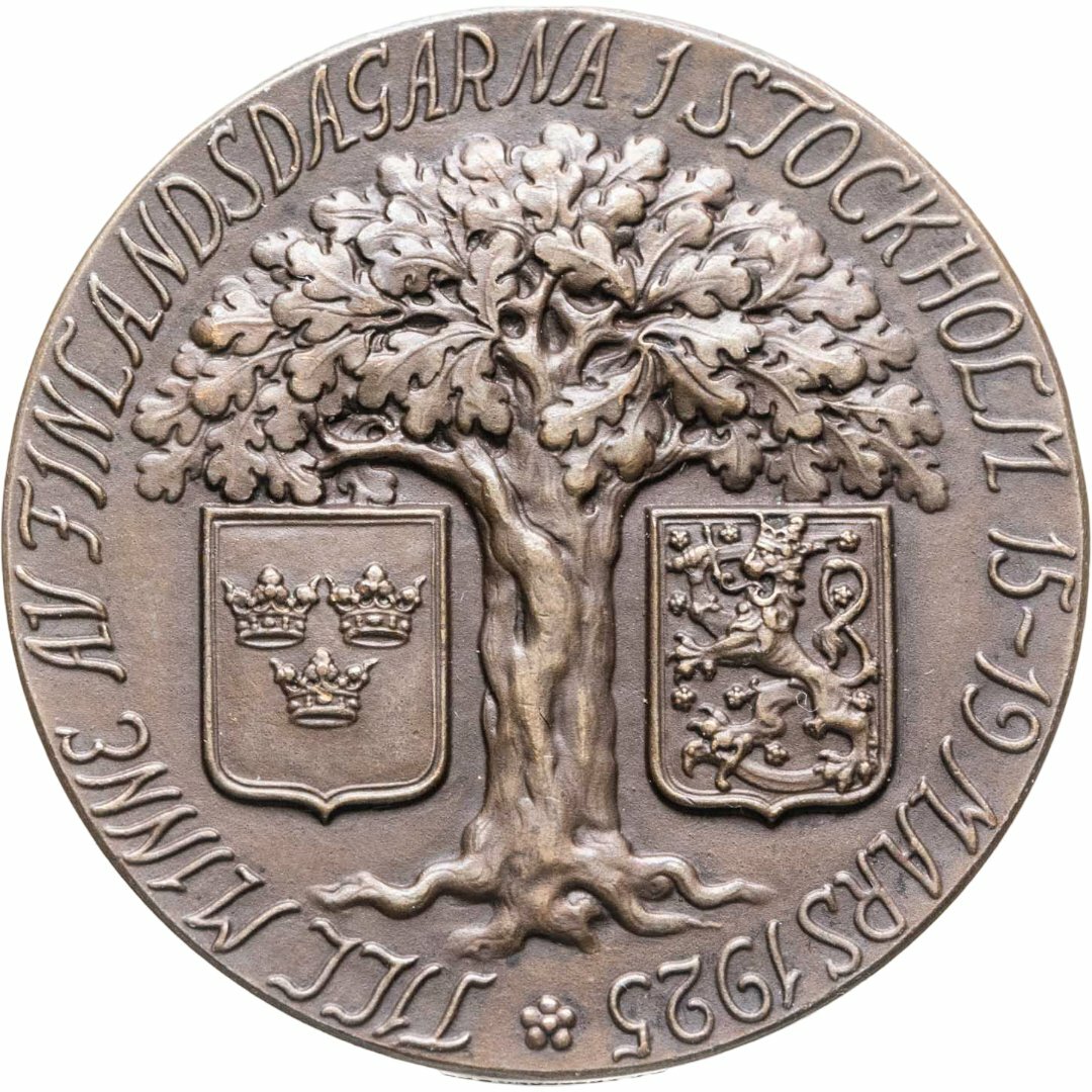 Швеция медаль "Стокгольм, круг Северной ассоциации 1925"