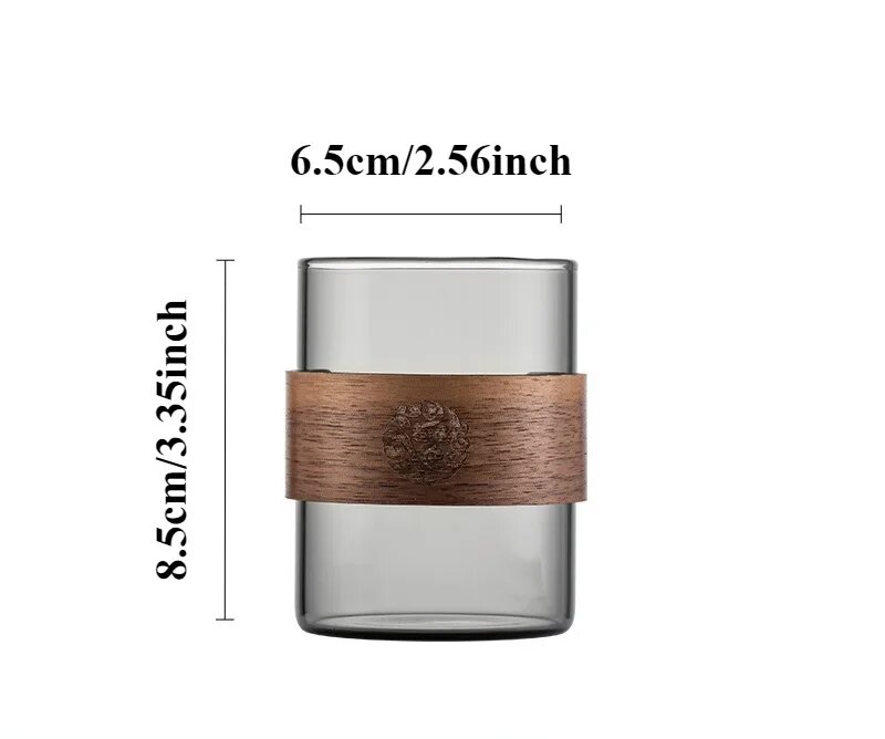 Стакан для чая из боросиликатного стекла 200ml