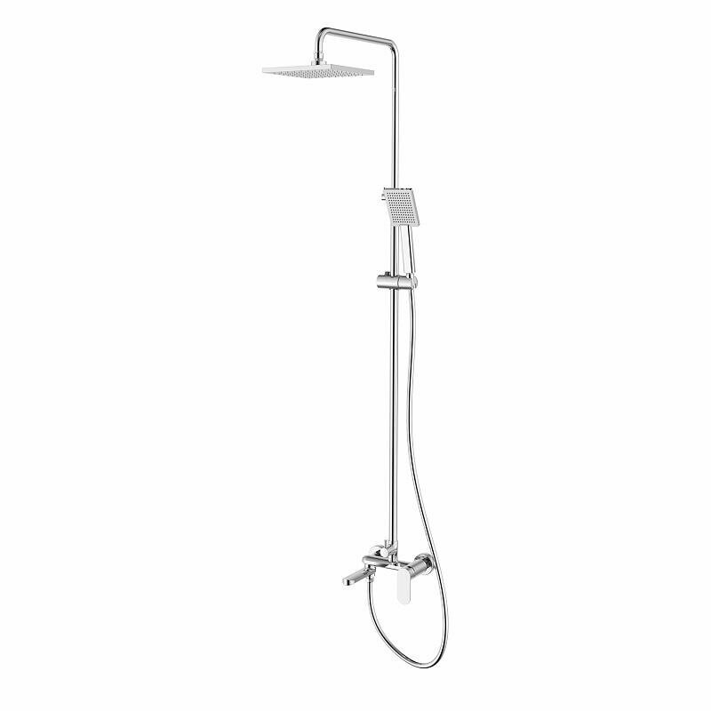 Душевая система Azario Florida Square AZ-WSA654232C цвет Хром