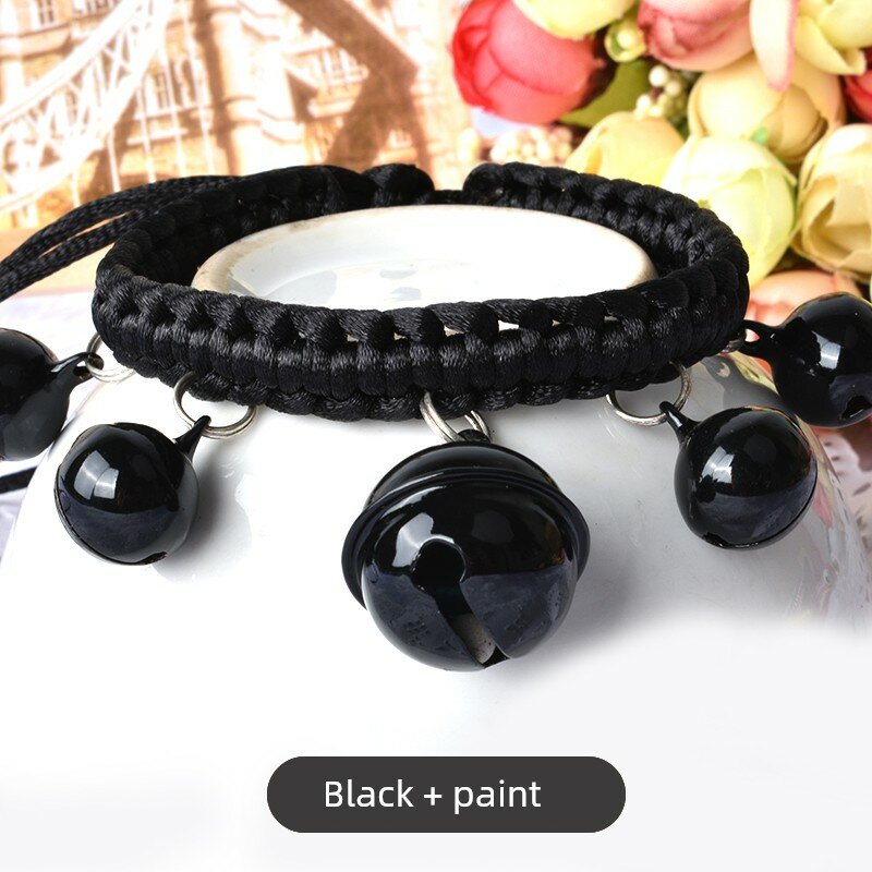 Плетеный ошейник-колокольчик для собак (Тедди, Пудель, Шнауцер), ошейник-подвеска для маленьких собак, аксессуары для