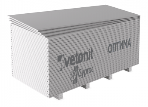 Гипсокартон Vetonit (Gyproc) Оптима 2000х1200х12,5мм