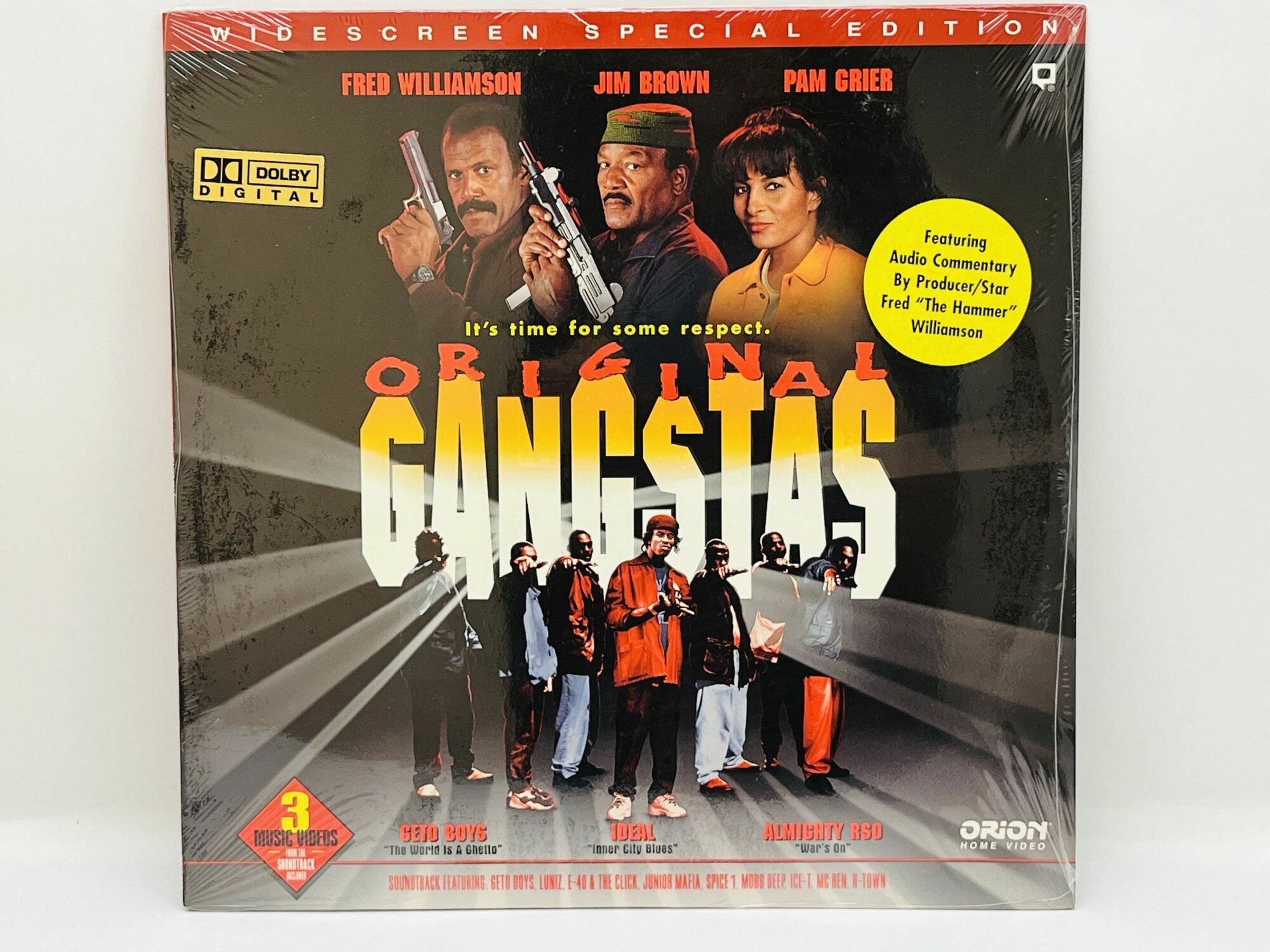 Оригинальные гангстеры / Original Gangstas. Ларри Коэн. Фред Уильямсон. Laserdisc (LD). 1996