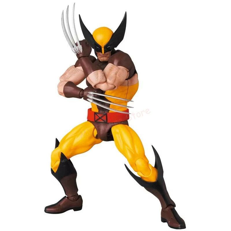 Ct Игрушки Wolverine MAFEX 138 Коричневый костюм Комикс Фигура действий - Posable модель статуя, подарок для детей