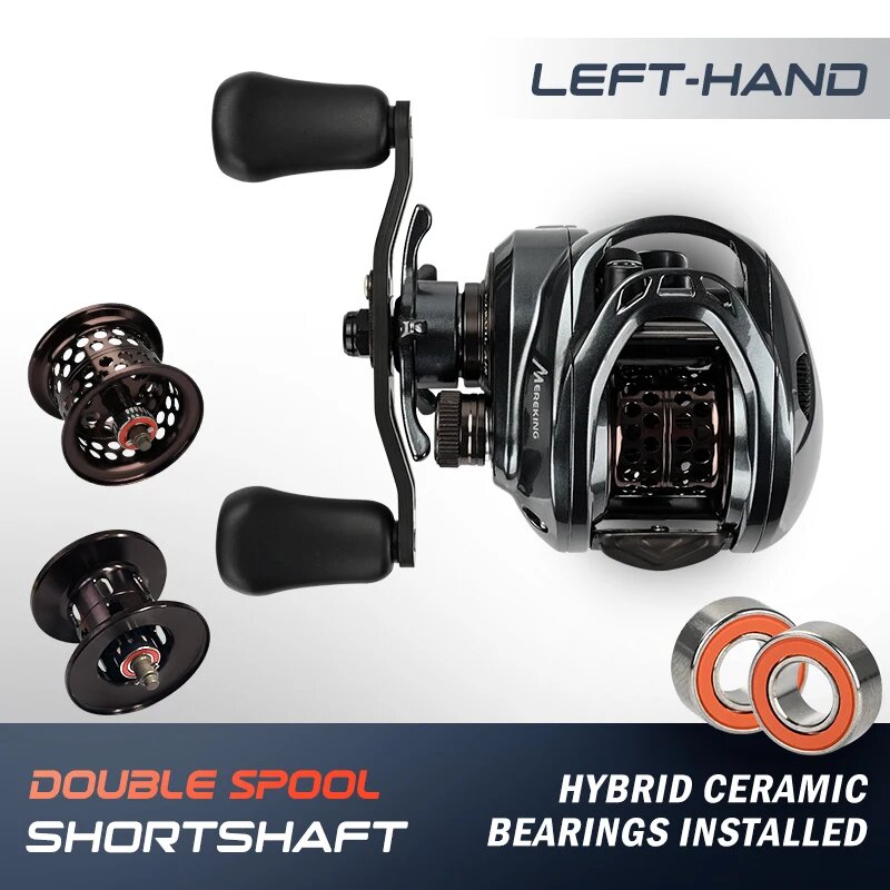 MEREDITH Baitcasting Рыболовная катушка 180г 7.3:1 AZRUIL-L