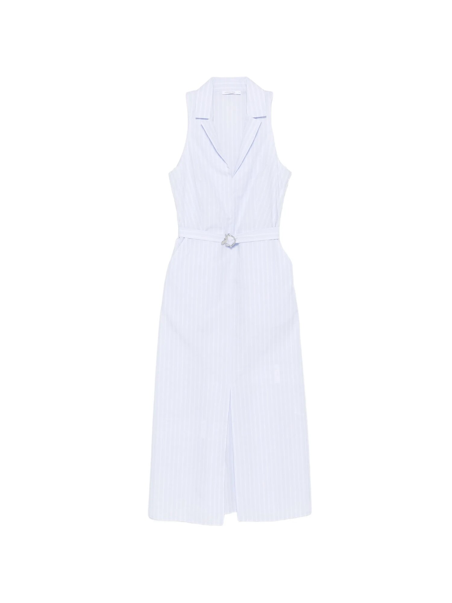 Платье Striped belted midi dress