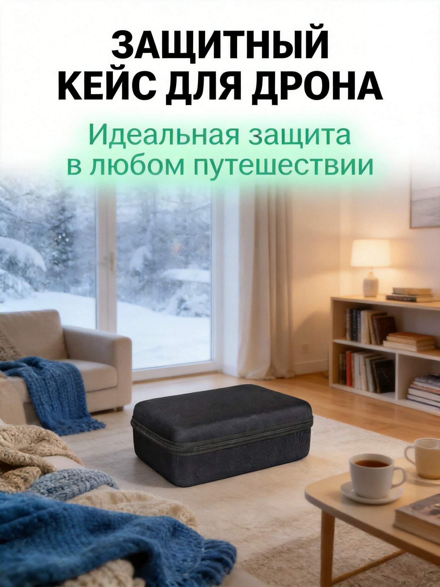Прочный кейс EVA для переноски дронов, ударопрочный дорожный чехол для аксессуаров и аккуратного хранения
