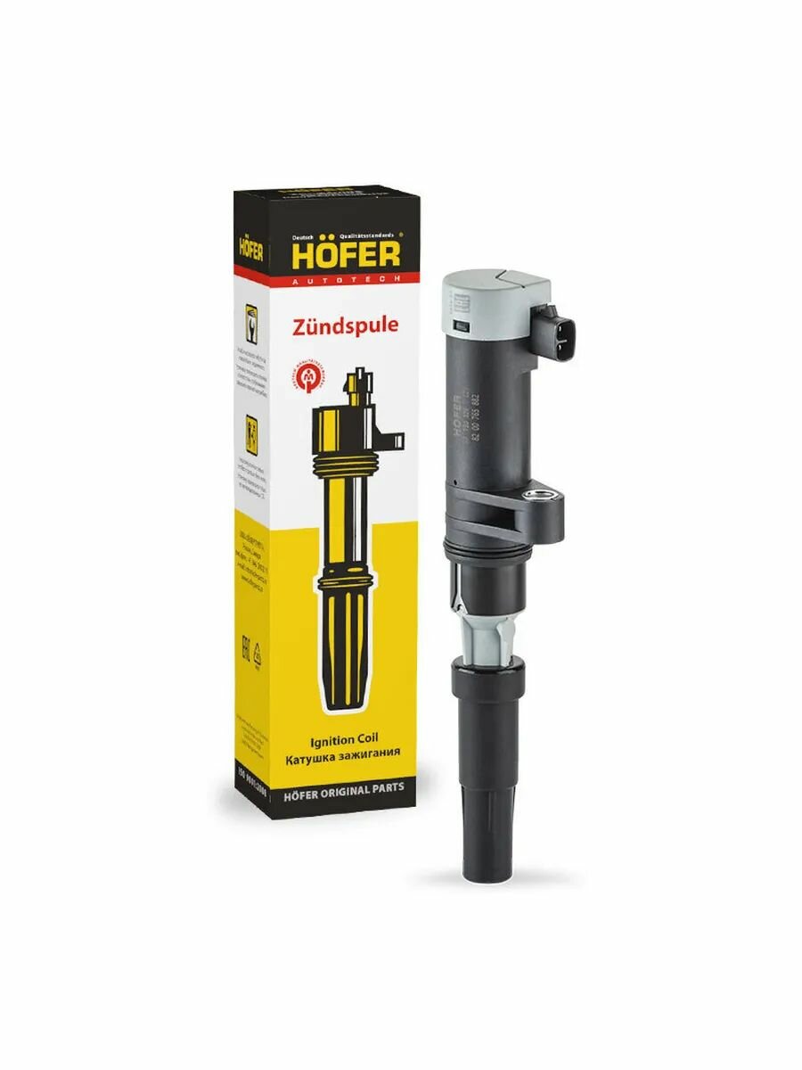 Катушка зажигания Lada Largus 16V 12-; Renault Logan 04-, Duster 10-; Nissan Almera 12- 16V Hofer
