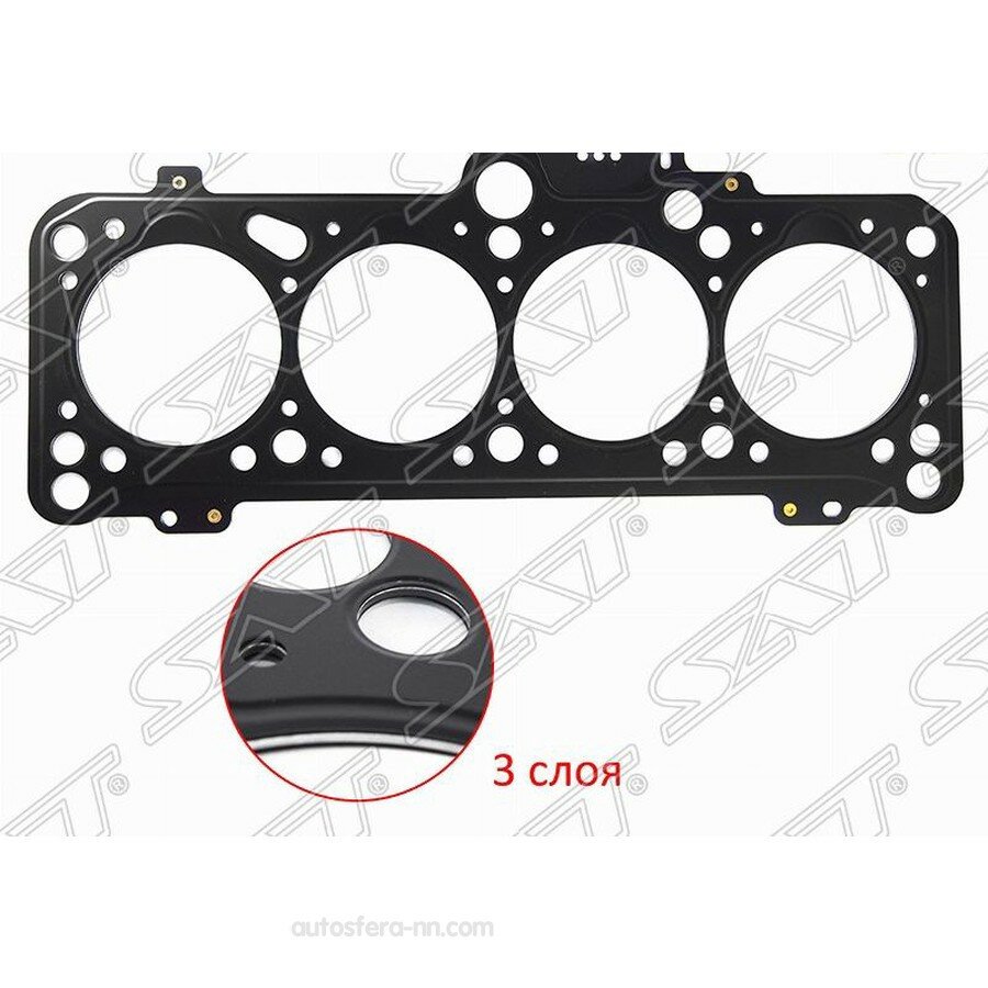 SAT ST028103383BK Прокладка головки блока цилиндров Volkswagen Golf 91-99 / Jetta 91-98 1X;1Y;5AE; AAZ; ABL; ADE; ADG; AEF;