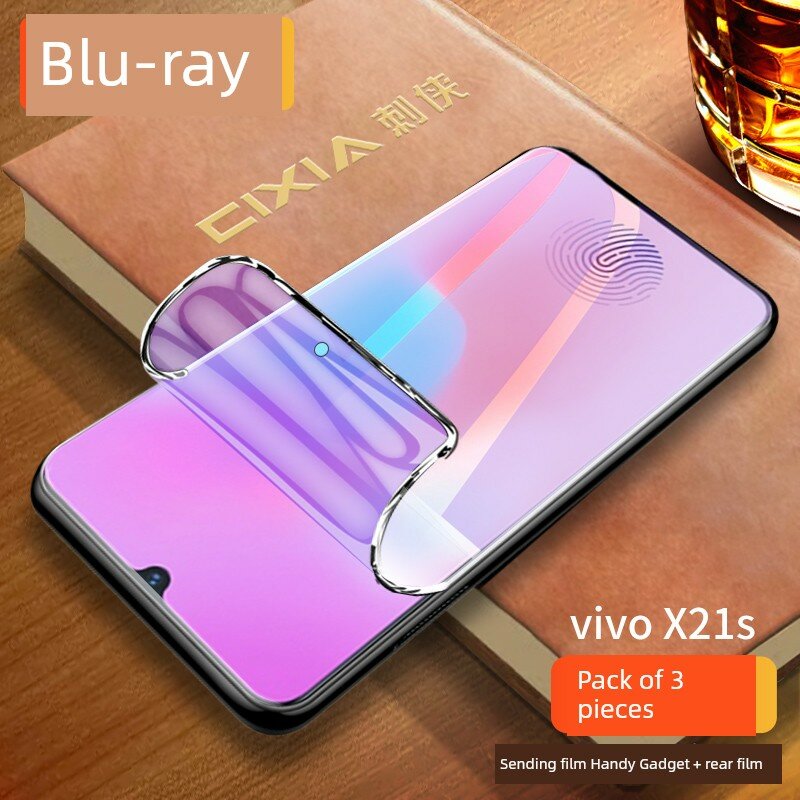 Vivo X21S полное покрытие водная пленка защита от синего света 3 листа для защиты мобильного телефона