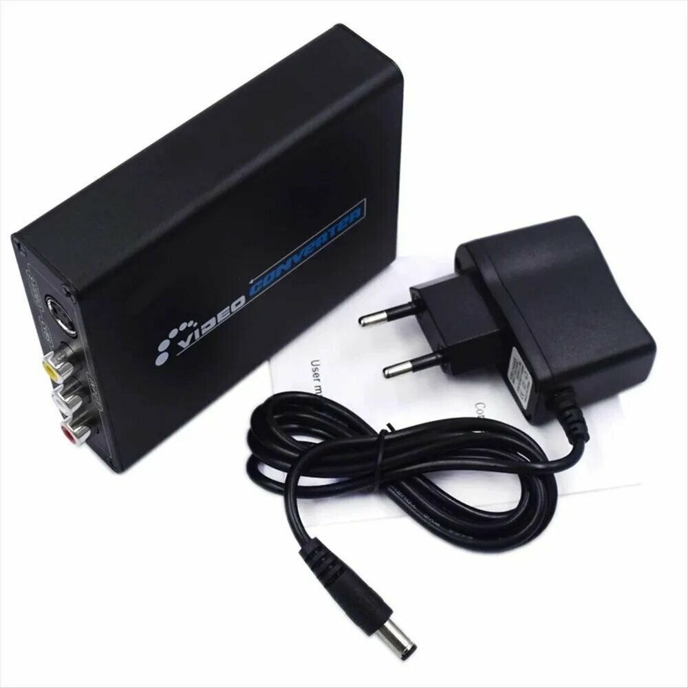 AV SVideo CVBS конвертер аудио HDMI совместимый с S VIDEO EU PLUG