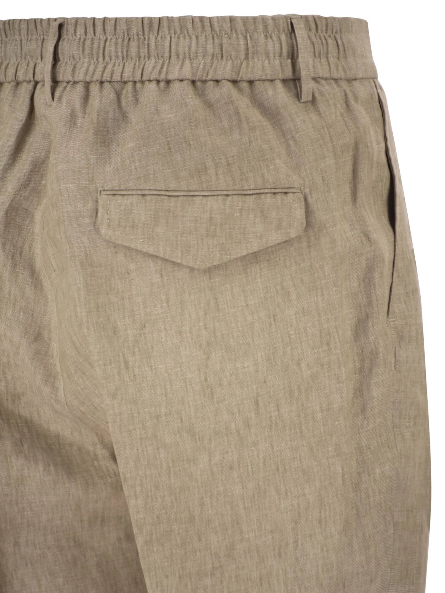 Брюки PESERICO Drawstring-waist tapered trousers, размер 46, разноцветный — фото 1
