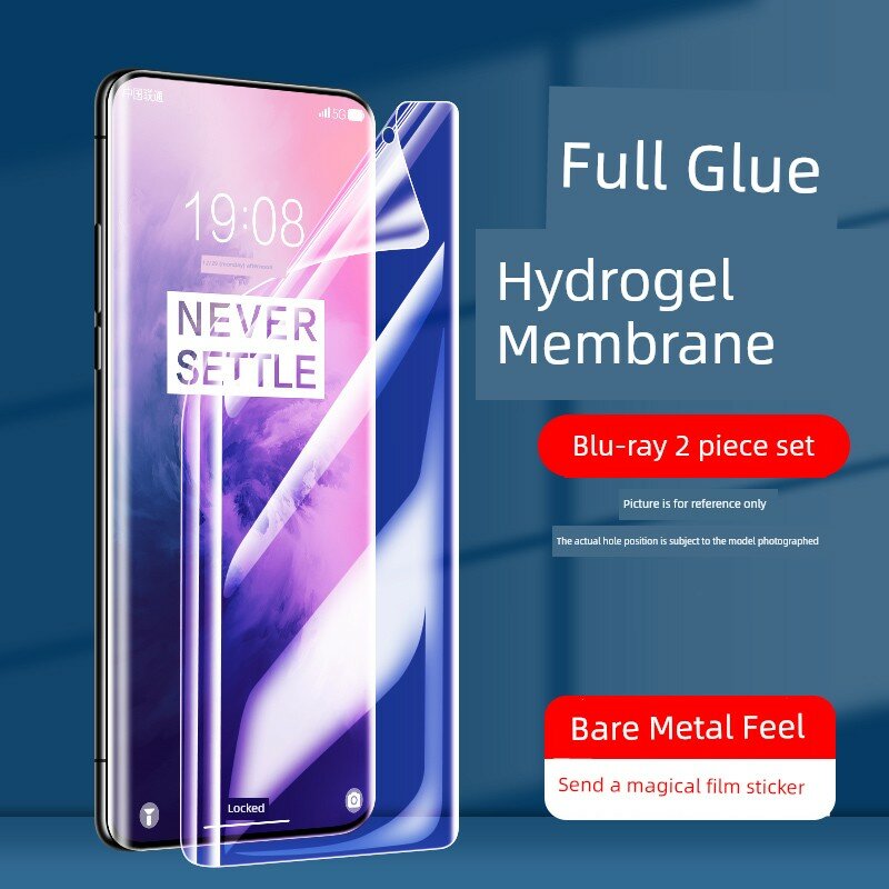 Жидкое защитное стекло для OnePlus 7 Pro, 2 комплекта, синий фильтр