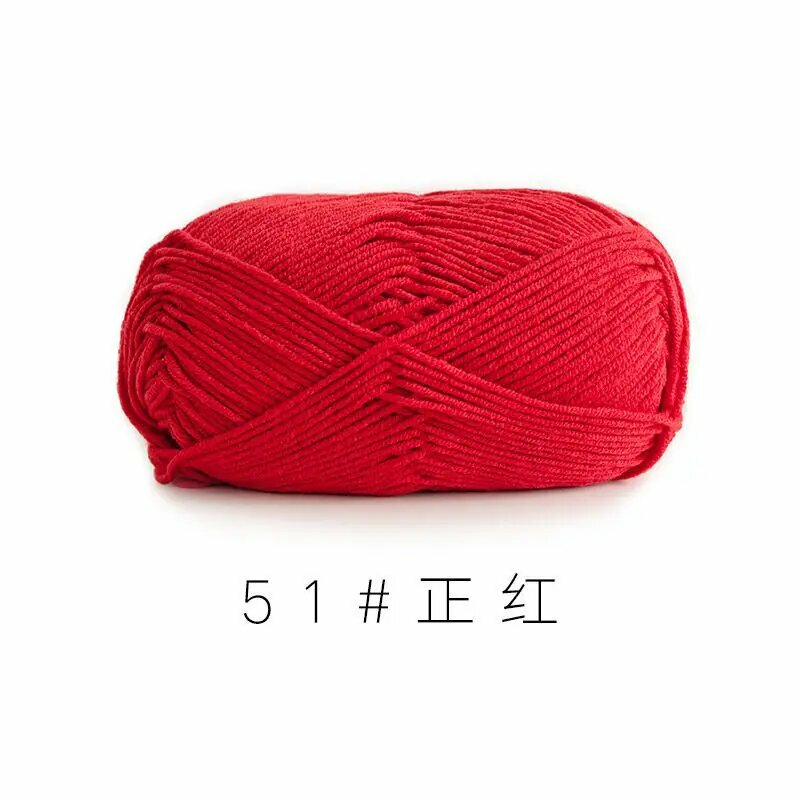 Пряжа красная, 51 # 正红